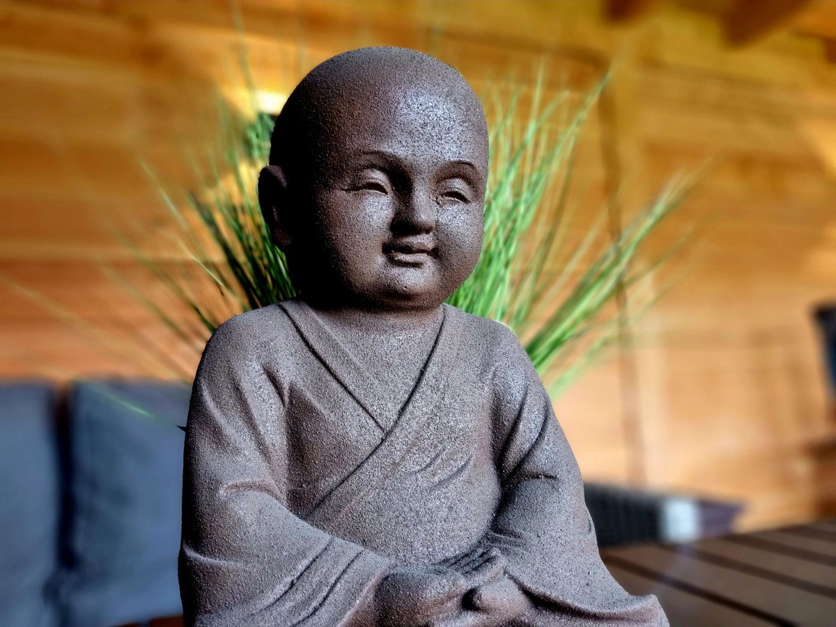 Meditatie beeld Shaolin monnik 42cm - Boeddha-beelden.com