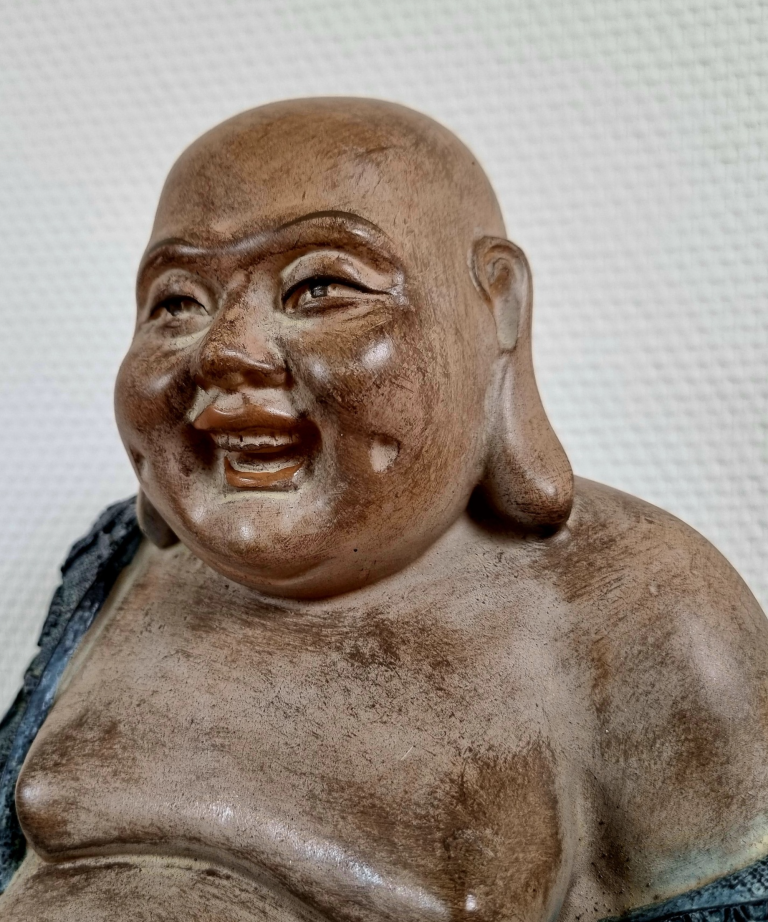 Lachende Boeddha voor binnen 30cm - Boeddha-beelden.com