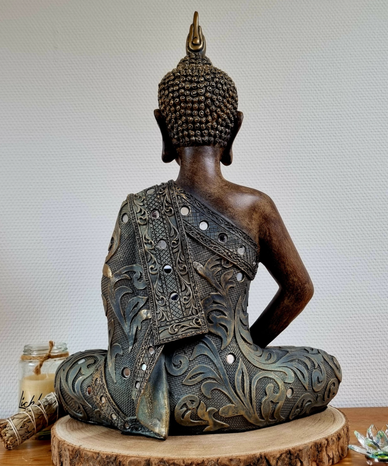 Zittende Thaise Boeddha XL 51cm - Boeddha-beelden.com