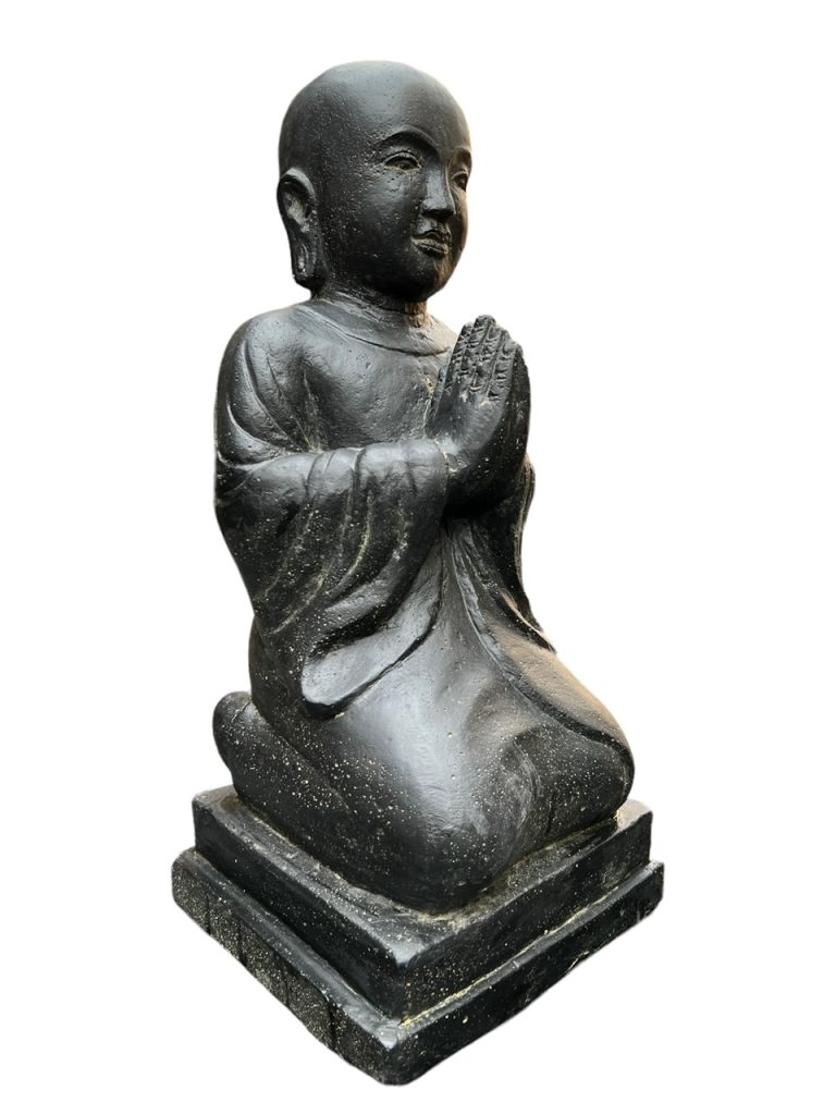 Shaolin Monnik Tuinbeeld - Namasté Houding, Winterhard 63cm