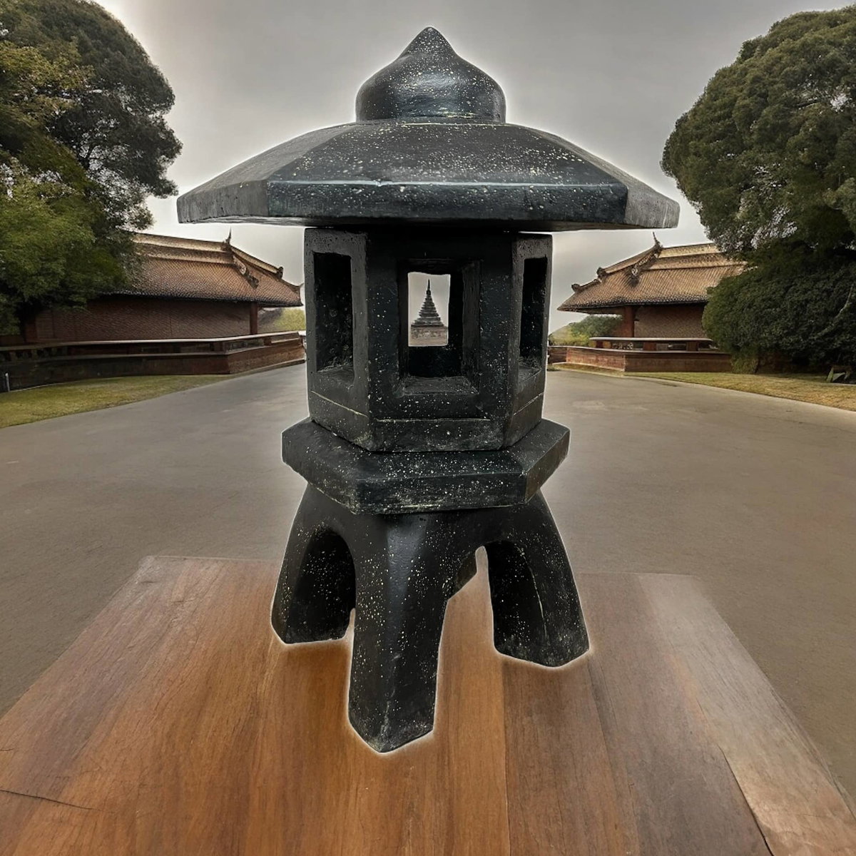 Japanese temple - pagoda 67cm hardy - Boeddha-beelden.com