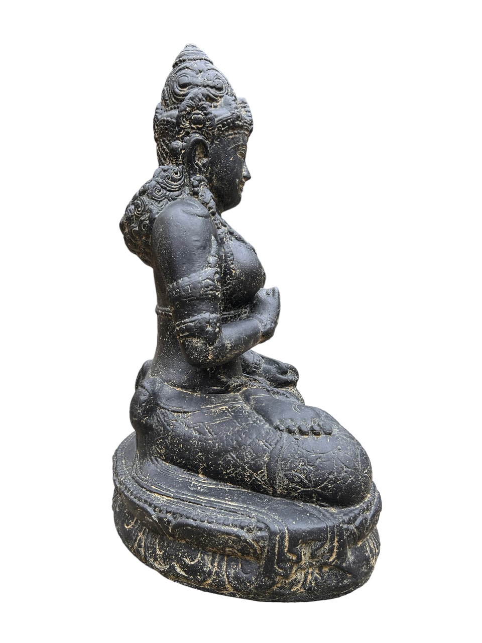 Tuinbeeld zittende Tara Dewi - 73cm - Boeddha-beelden.com Tuinbeeld zittende Tara Dewi - 73cm - Boeddha-beelden.com