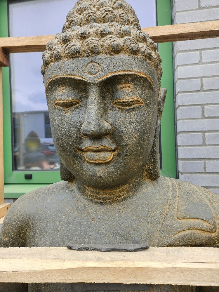 XXL Greenstone Buddha 1.5M - Hand cut and winter hardy