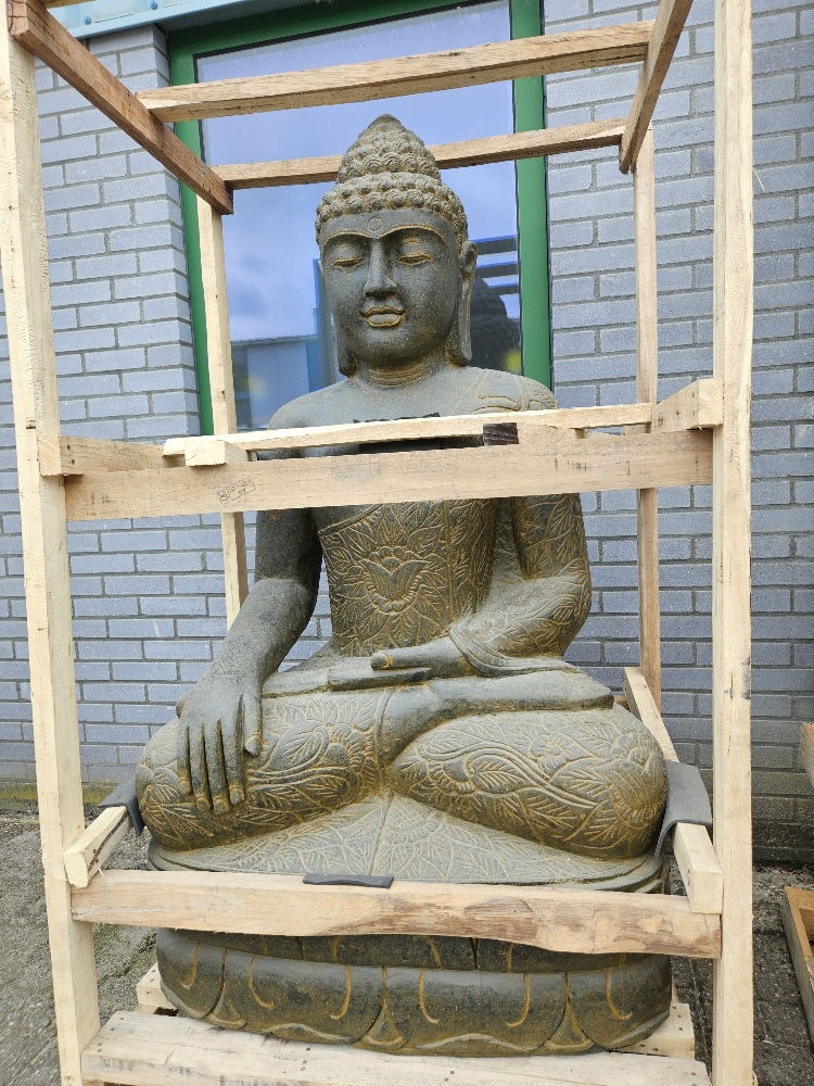 XXL Greenstone Buddha 1.5M - Hand cut and winter hardy