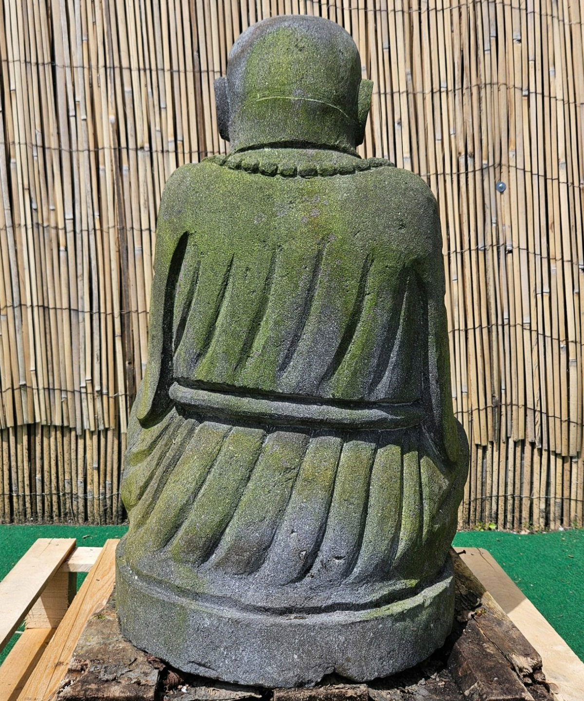Grote Shaolin monnik Lavasteen 80cm - Winterhard