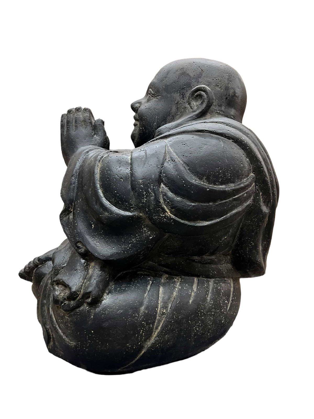 XL Lachende Boeddha 55cm - Winterhard - Boeddha-beelden.com