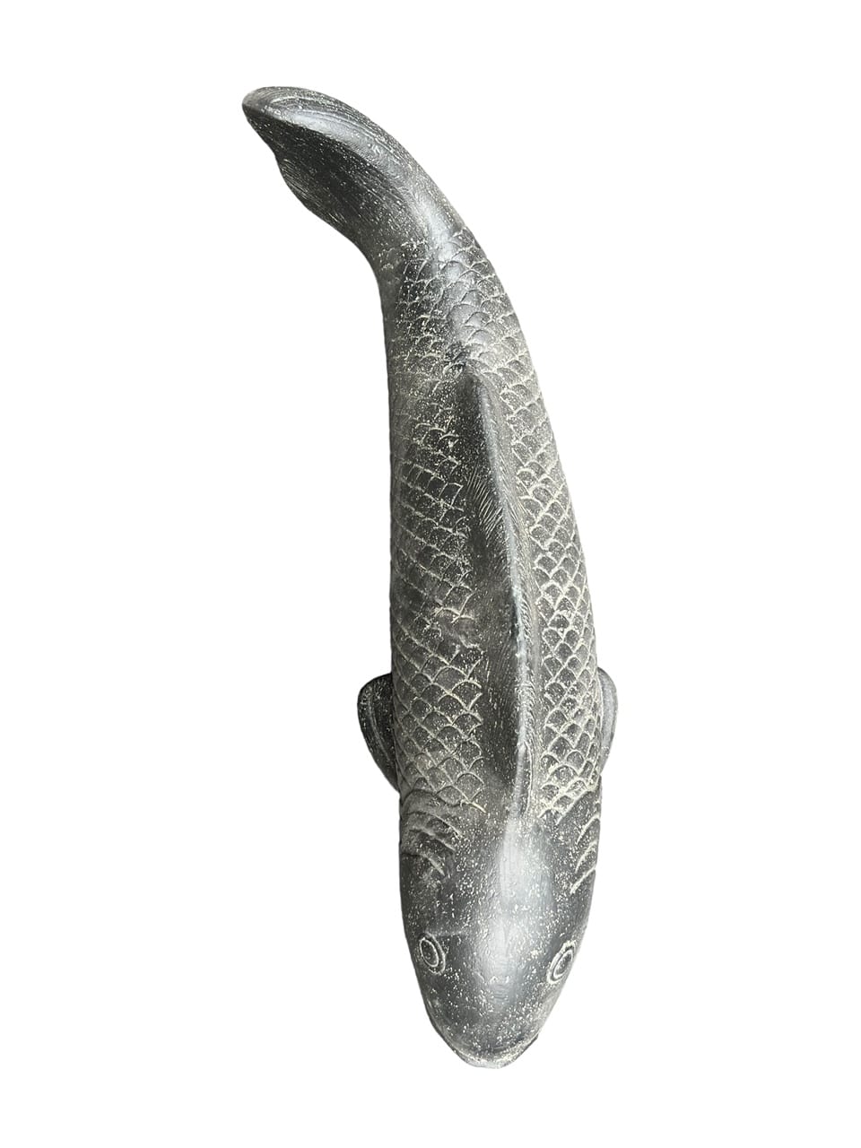 XXL Koi carp statue stone 105cm - hardy