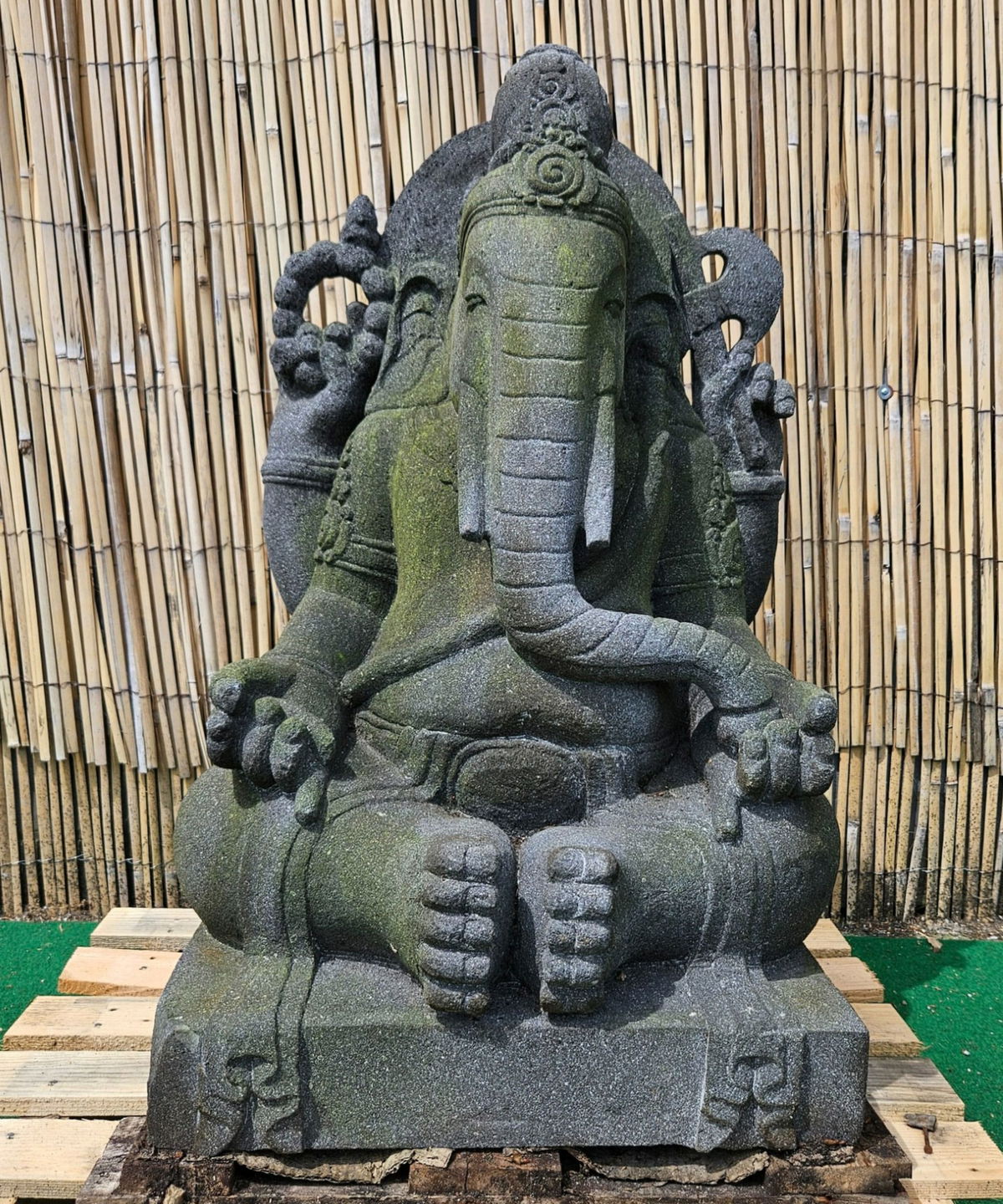 Volcanic Ash Ganesha Statue Bonhams : A Volcanic Stone Ganesha Java,