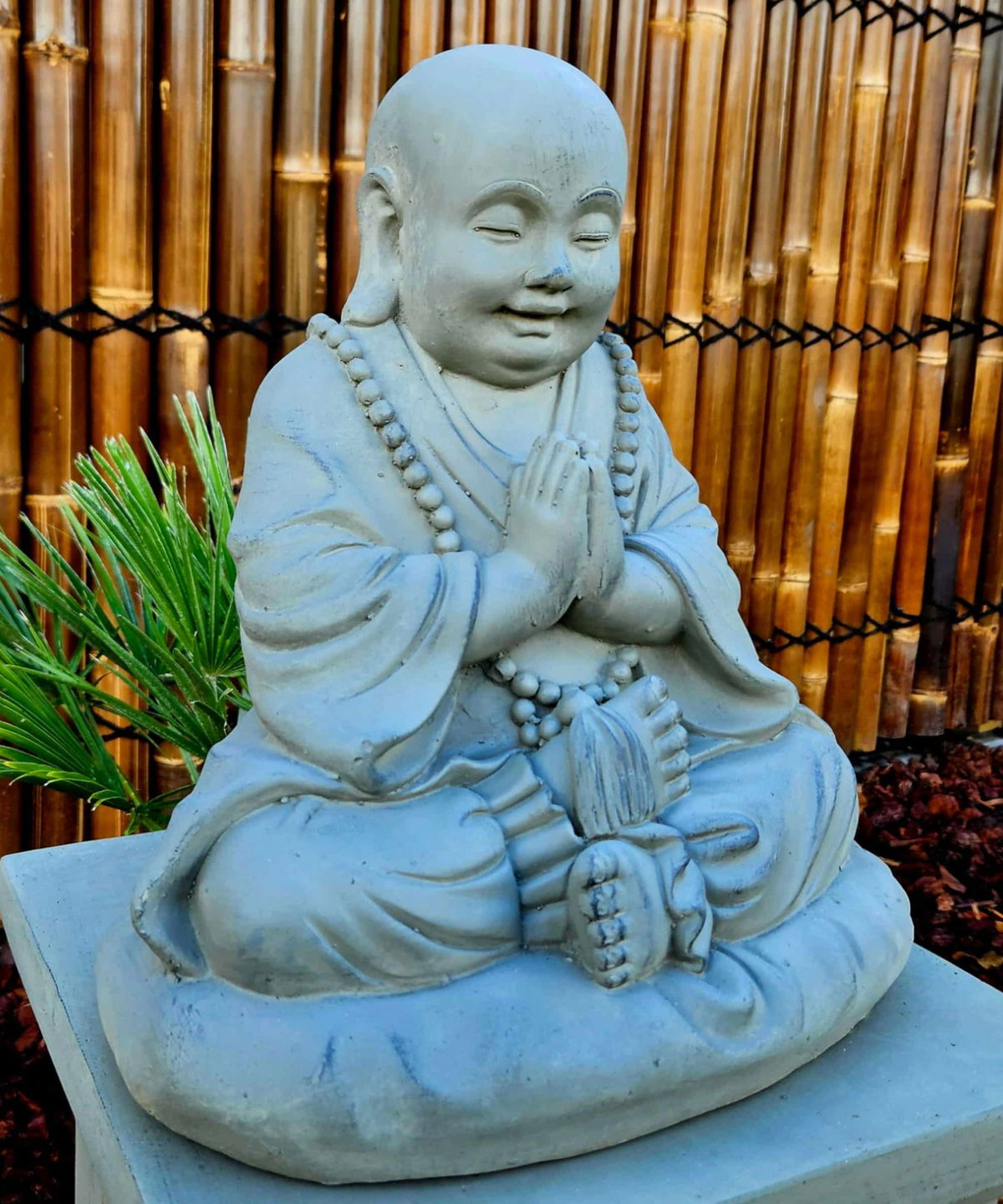 Boeddha beeld monnik meditatie 35cm - Boeddha-beelden.com