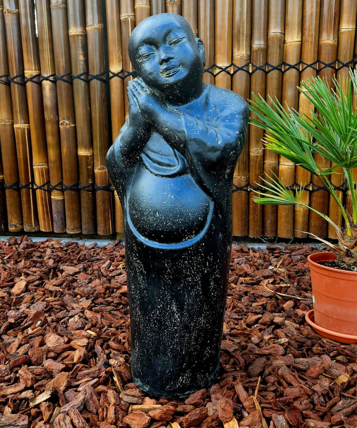 Staande monnik - Shaolin 80cm - Winterhard
