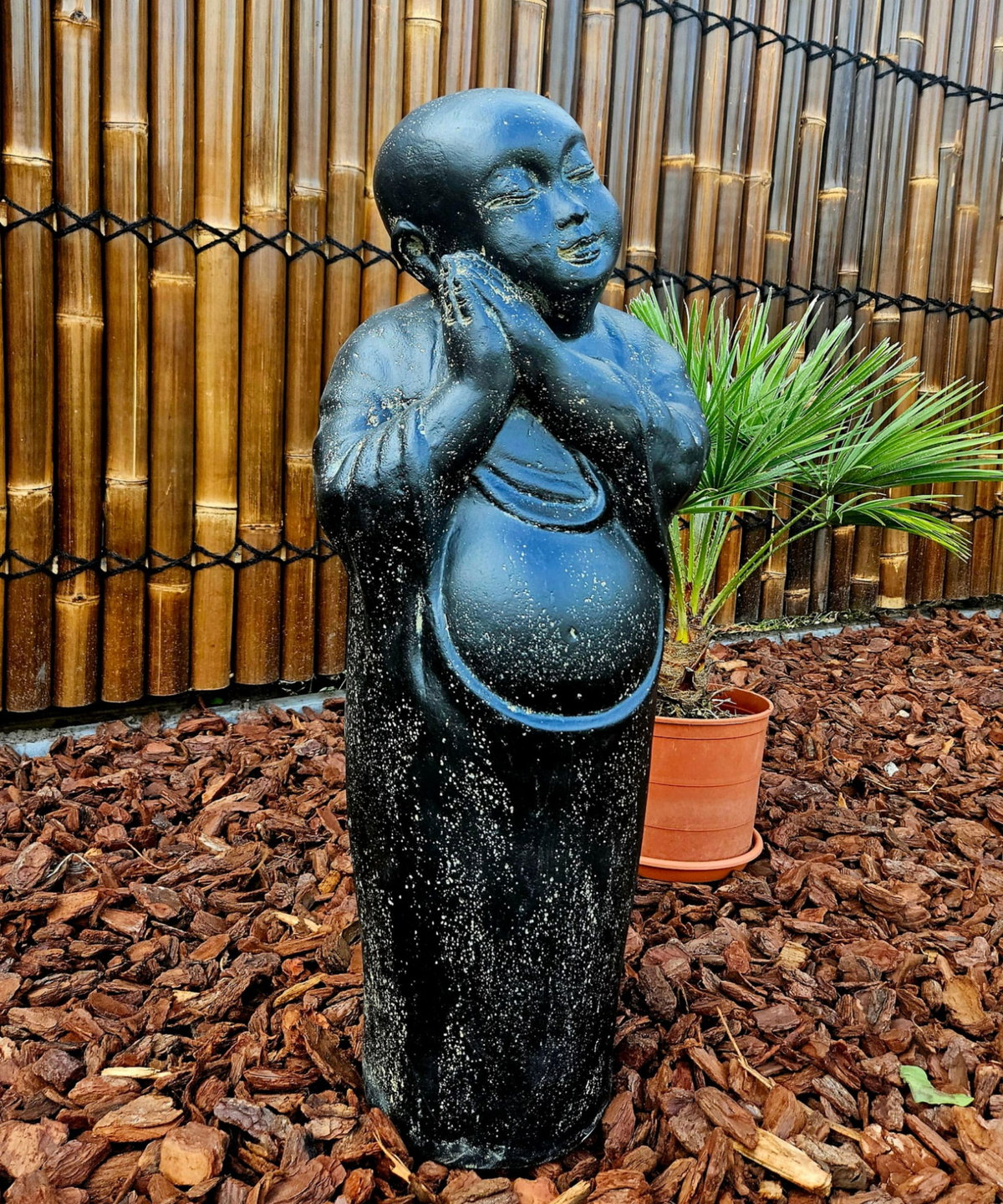 Staande monnik - Shaolin 80cm - Winterhard