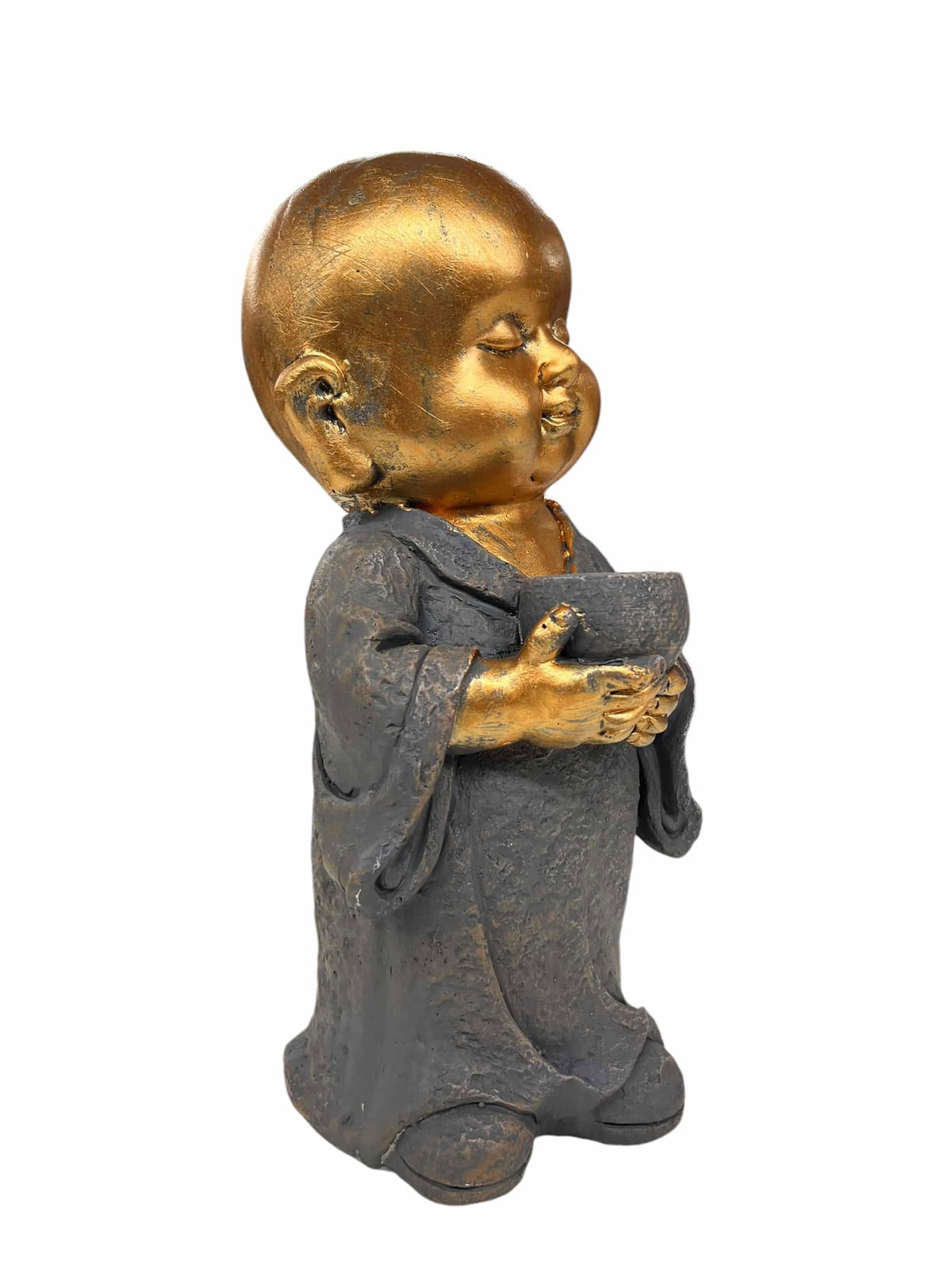 Standing monk with bowl - 37cm - Boeddha-beelden.com