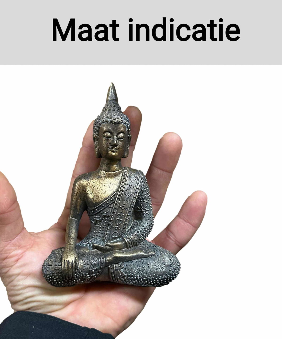 Boeddha beeldje klein 13cm Thais - Boeddha-beelden.com