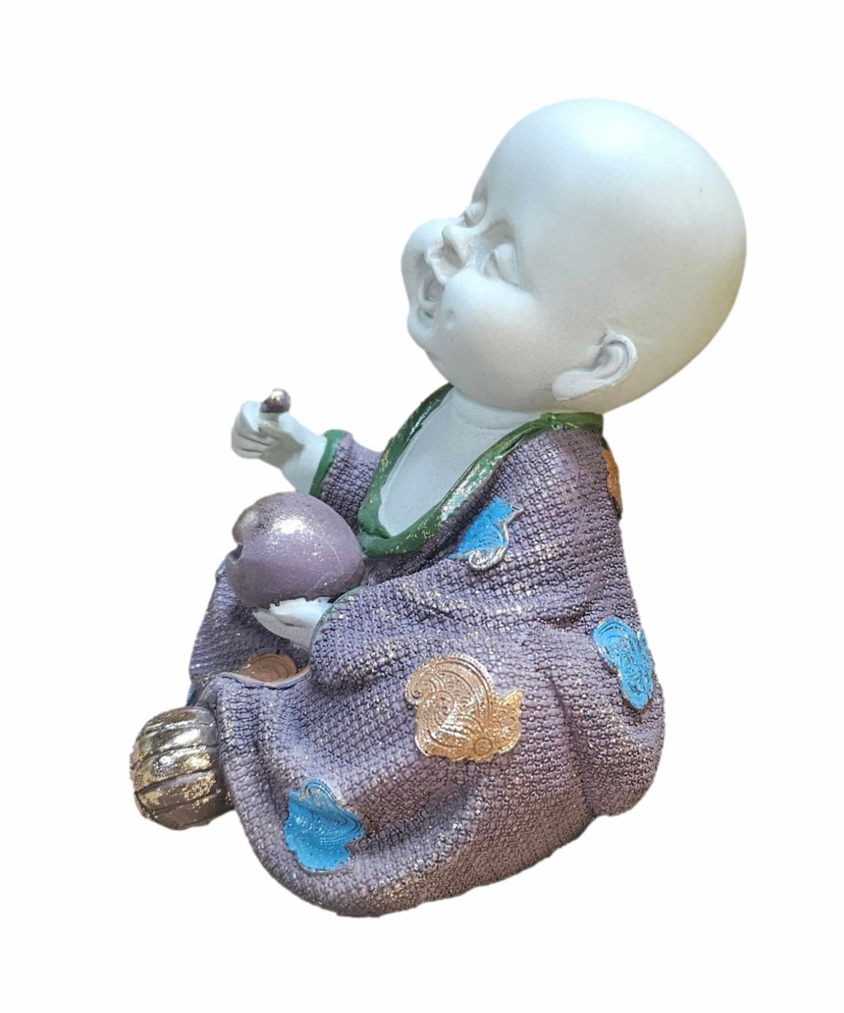 Kindermonnik beeld - Vrolijke Shaolin 18cm - Boeddha-beelden.com