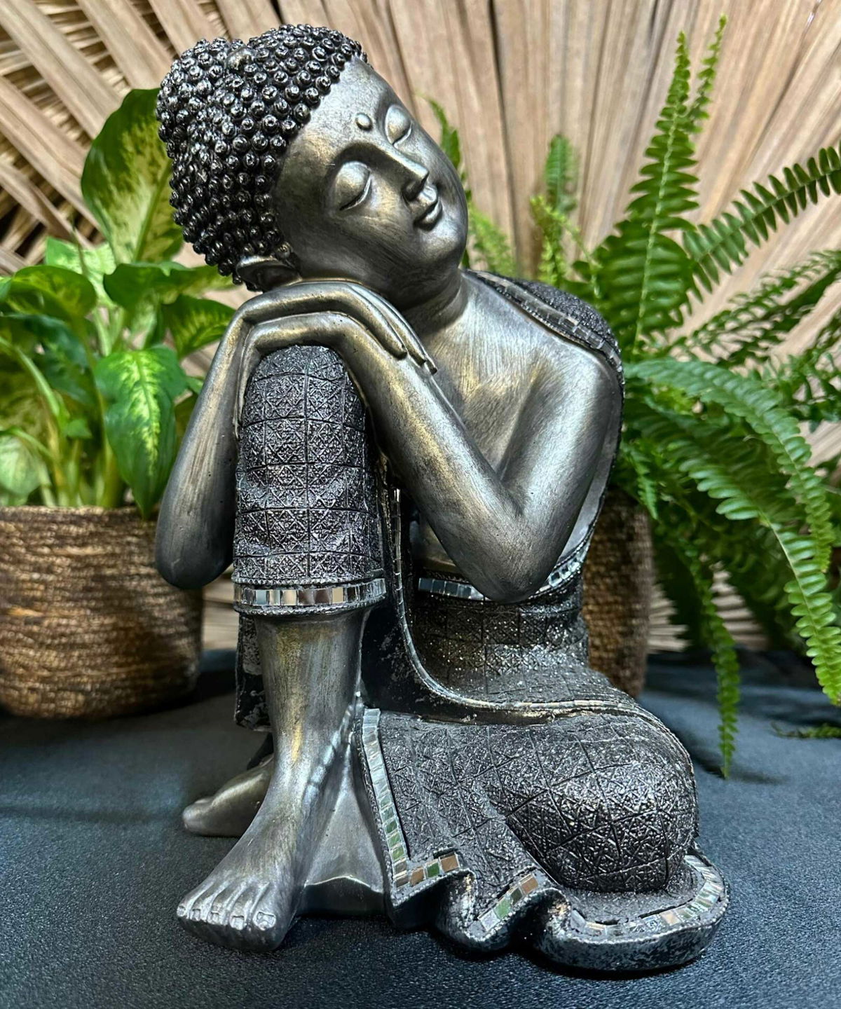 Beeld slapende boeddha 30cm - Boeddha-beelden.com