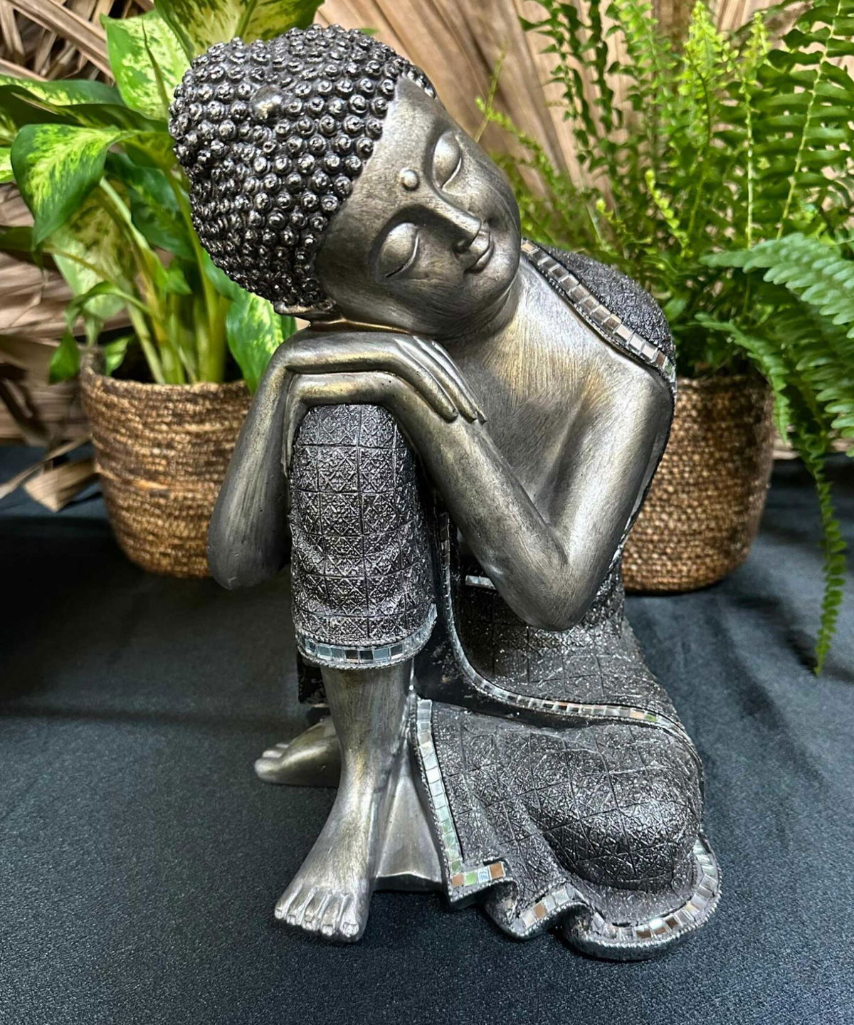 Beeld slapende boeddha 30cm - Boeddha-beelden.com