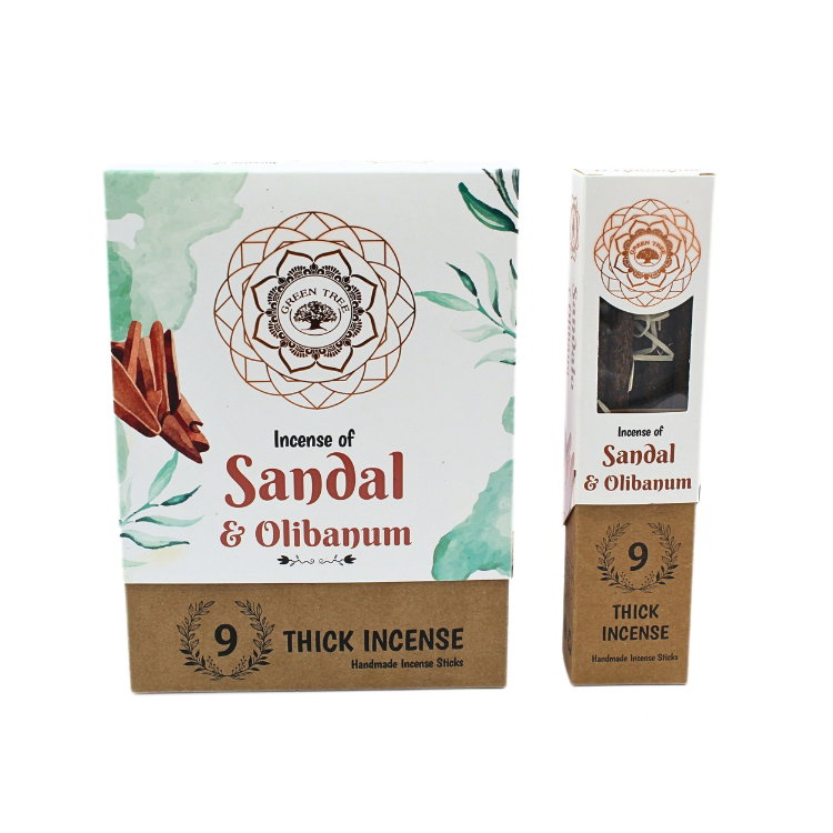 Green Tree Sandal Olibano – Spiritual Incense Lovely Scent