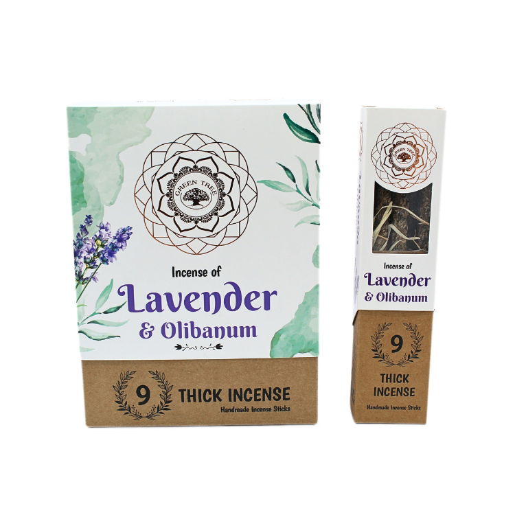 Encens Green Tree Lavender Olibanum – Paix et sérénité pures
