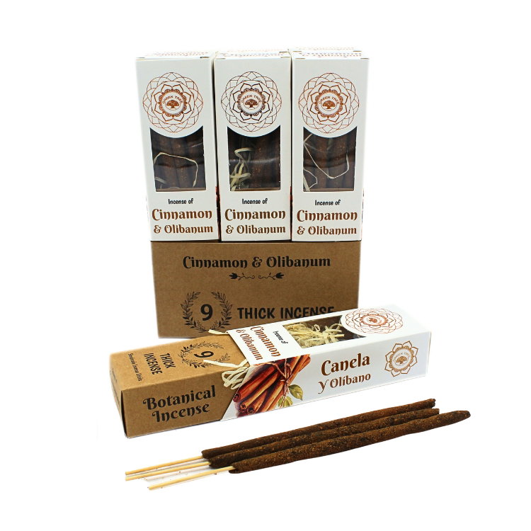 Green Tree Cinnamon & Olibanum Incense – Spiritual Energy