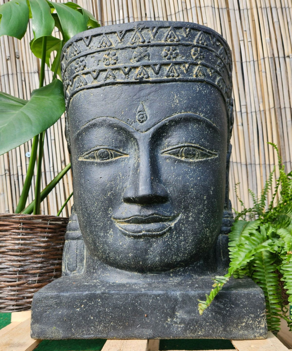 Boeddha beeld steen - Boeddha-beelden.com