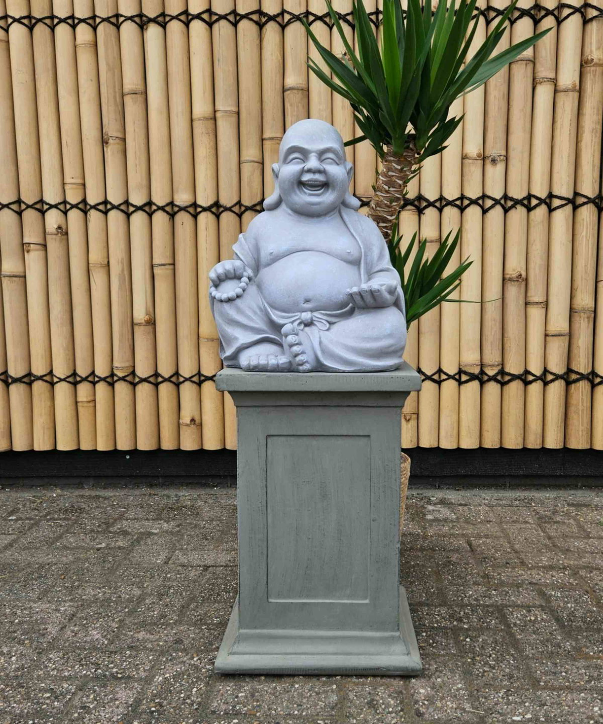 Monnik als Lachende Boeddha - 47cm - Boeddha-beelden.com