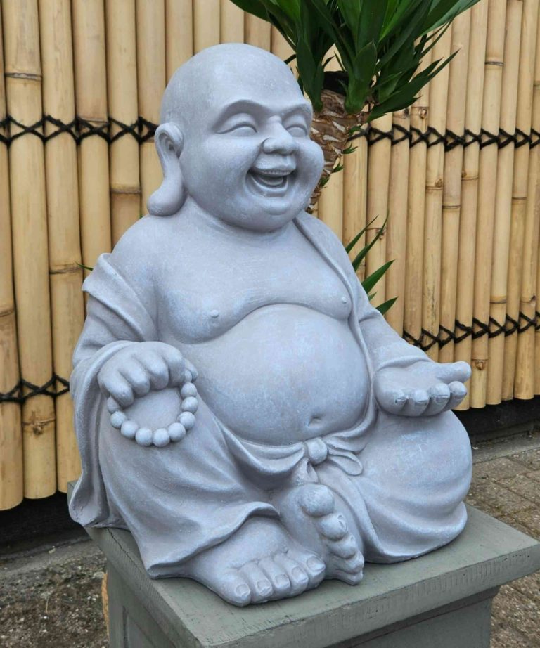 Monnik als Lachende Boeddha - 47cm - Boeddha-beelden.com