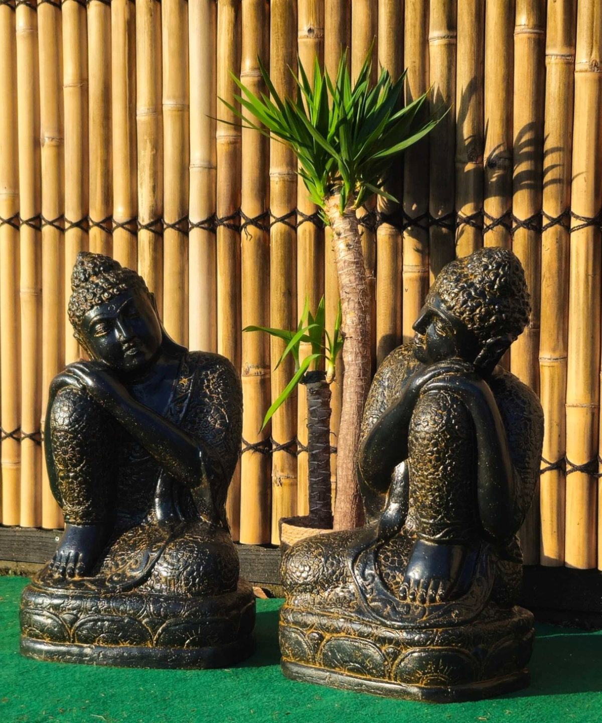 Resting Buddha set (2 pieces) – hardy 82cm