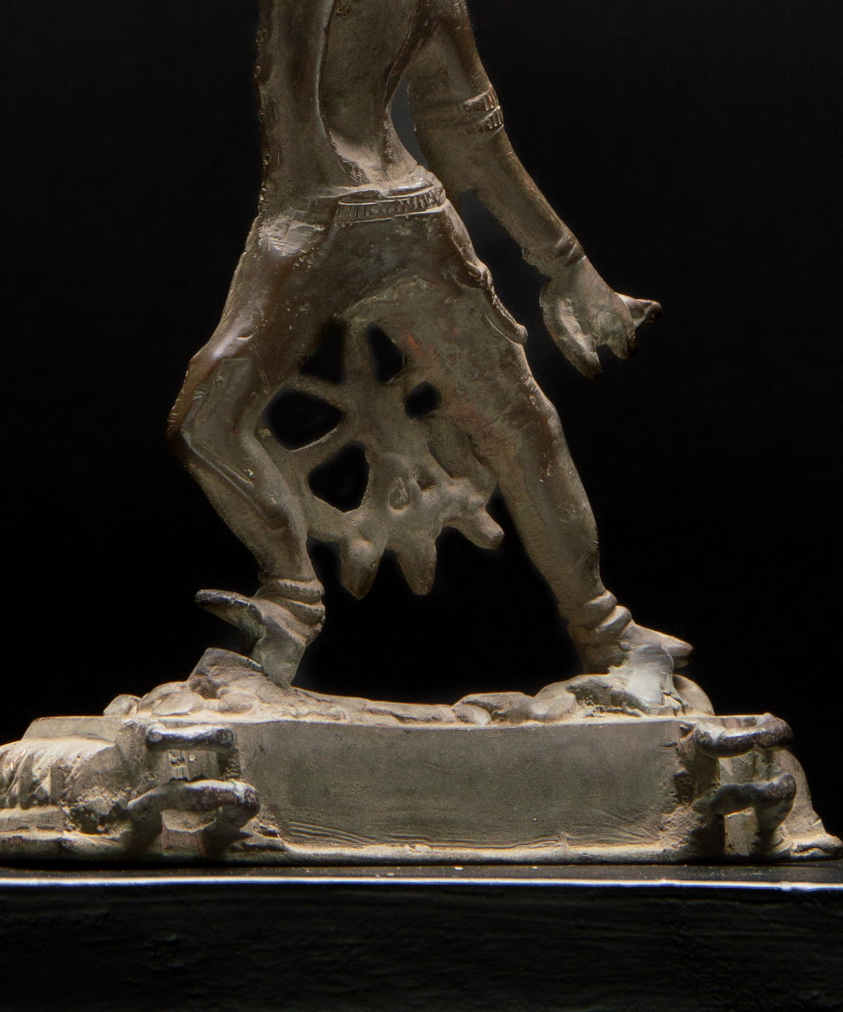 Oud bronzen Vajrayogini beeld (Tibet) – 17 cm – uniek stuk